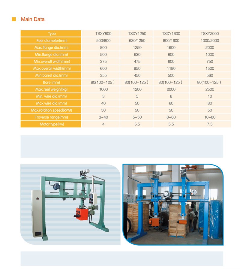 TSXY悬挂式龙门收排放线机_收放线设备_线缆辅助设备_产品中心_无锡恒泰电缆机械制造有限公司